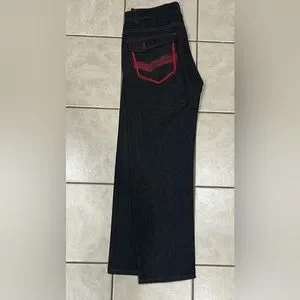 Jeans | Jeanetix Red Stitching Jeans | Poshmark